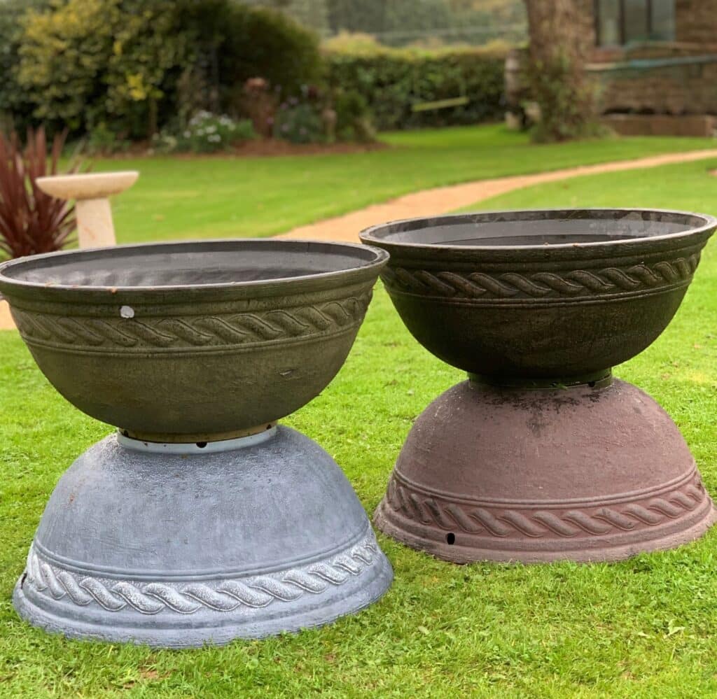 Slate sphere 40cm with lotus bowl - Ornamental Classics