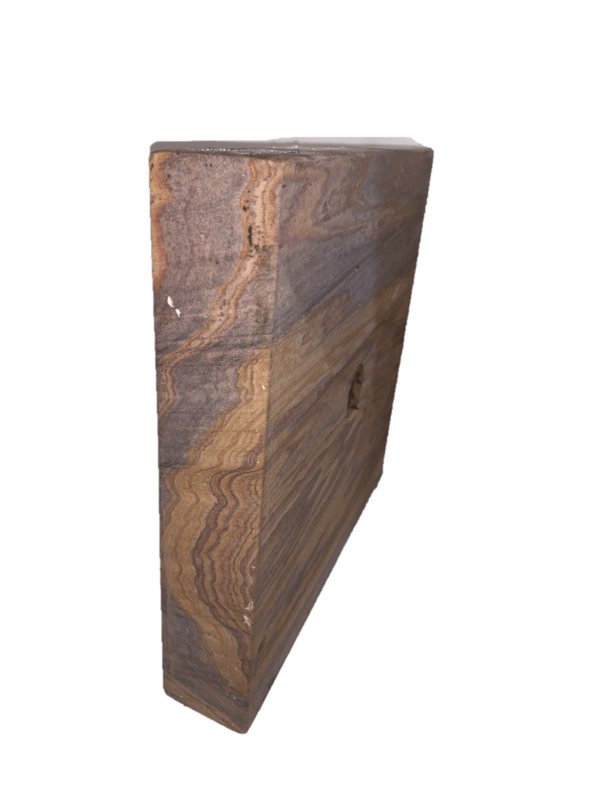 Rainbow sandstone square plinth - Ornamental Classics