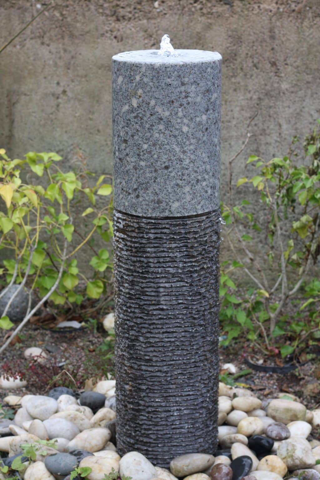 Two Tone limestone and granite column - Ornamental Classics