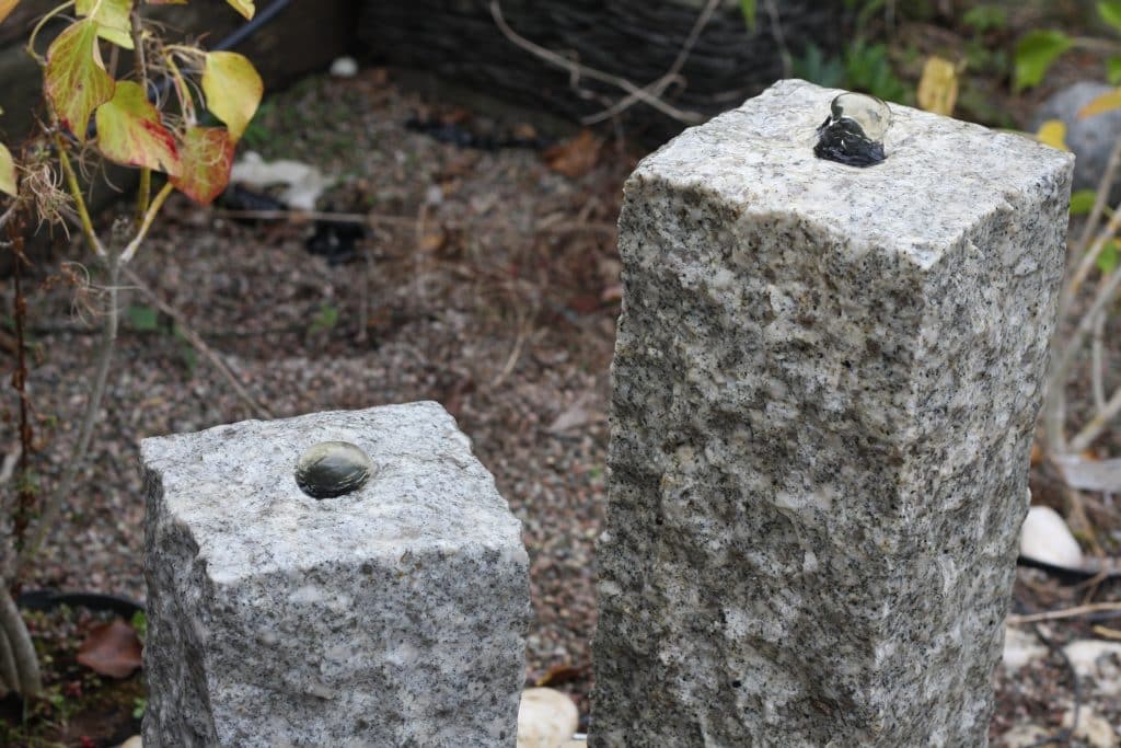 Set of 3 Granite Columns - Ornamental Classics