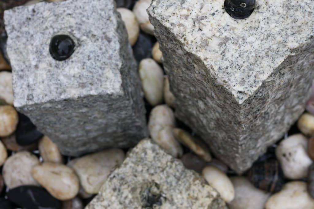 Set of 3 Granite Columns - Ornamental Classics