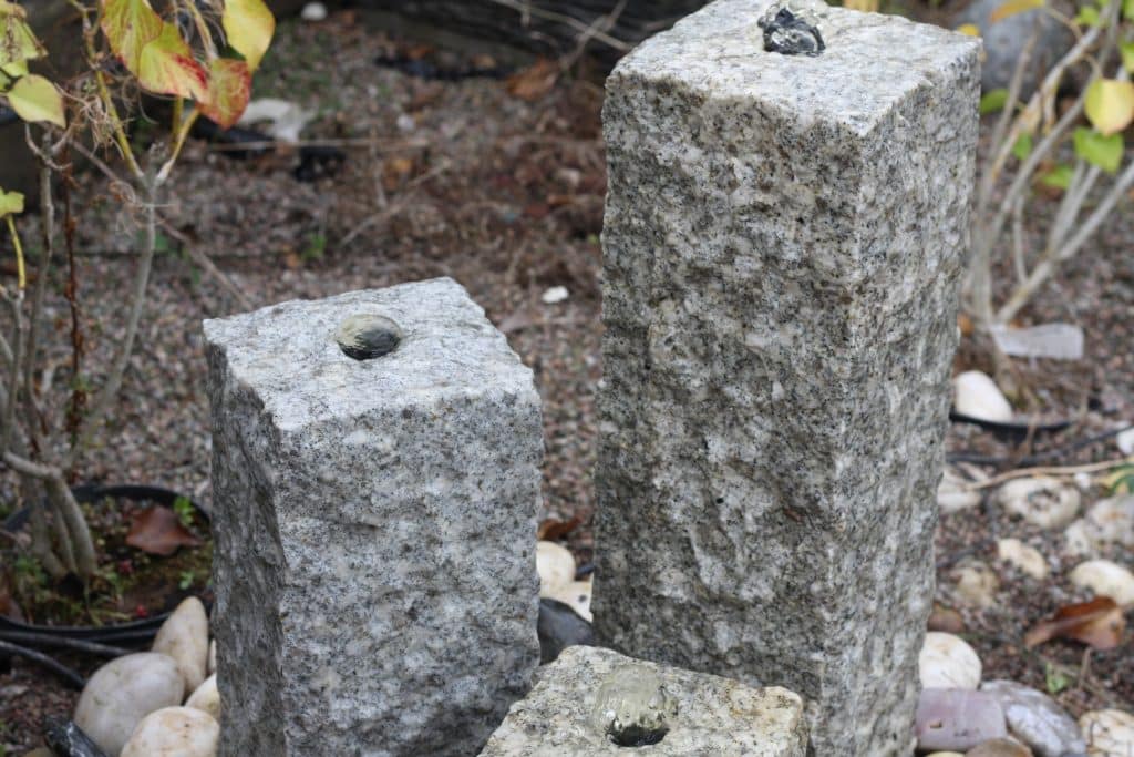 Set of 3 Granite Columns - Ornamental Classics